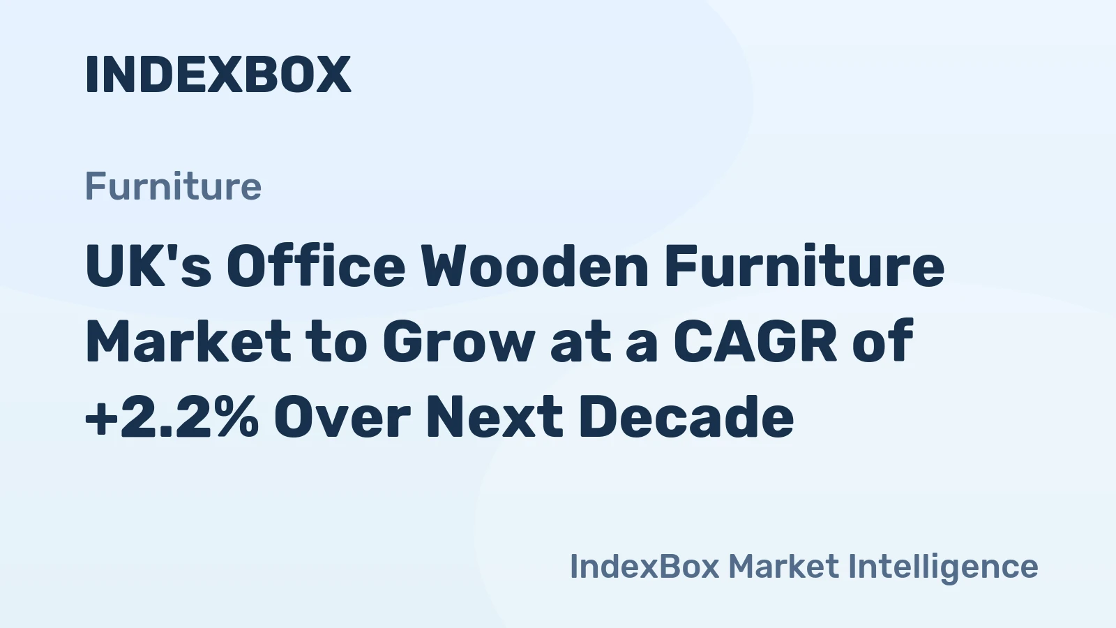 UK's Office Wooden Furniture Market to Grow at a CAGR of +2.2% Over Next Decade