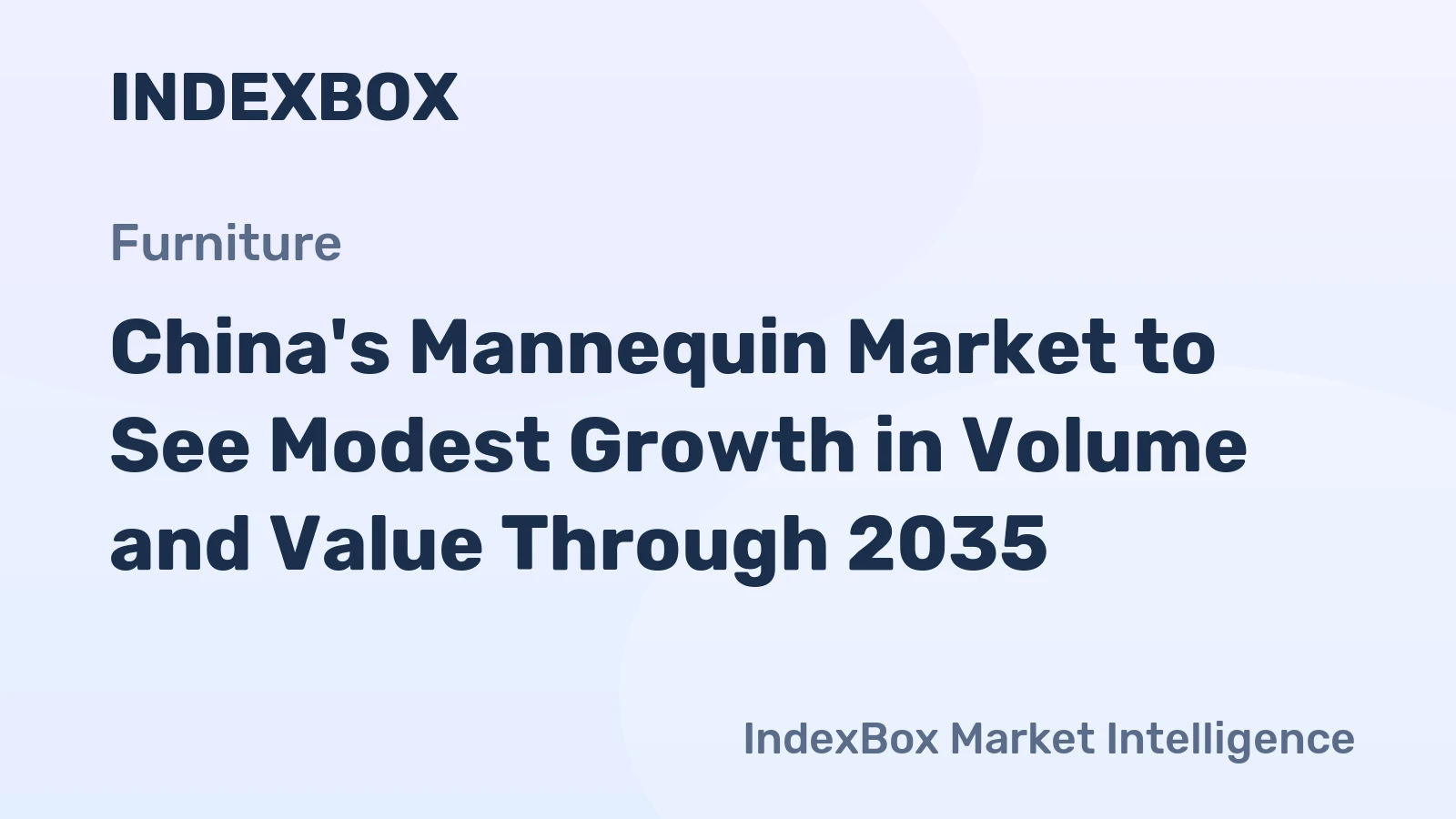 China's Mannequin Market to See Modest Growth in Volume and Value Through 2035