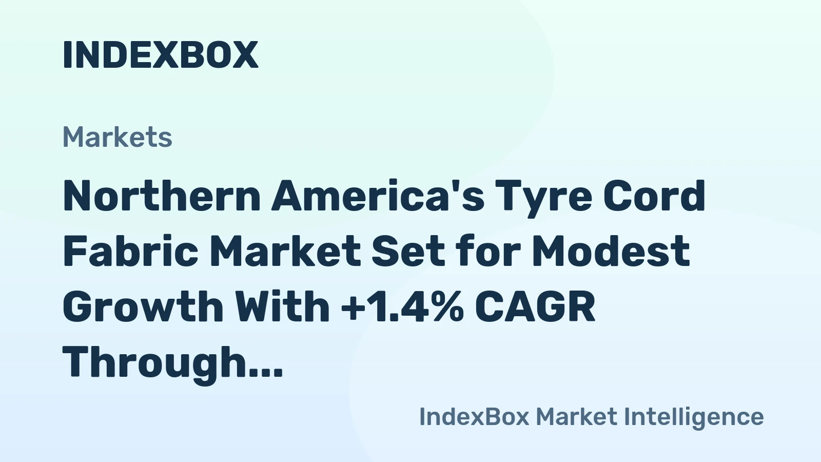 Northern America's Tyre Cord Fabric Market Set for Modest Growth With +1.4% CAGR Through 2035