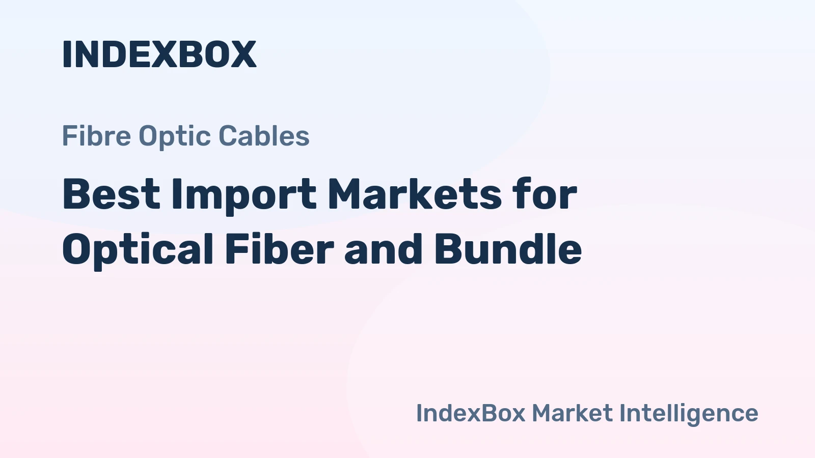 Best Import Markets for Optical Fiber and Bundle
