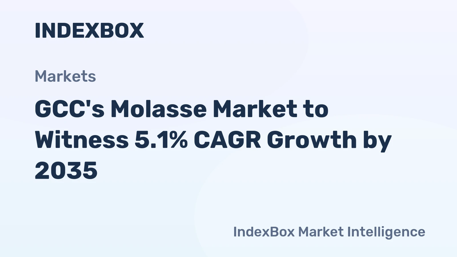 GCC's Molasse Market to Witness 5.1% CAGR Growth by 2035