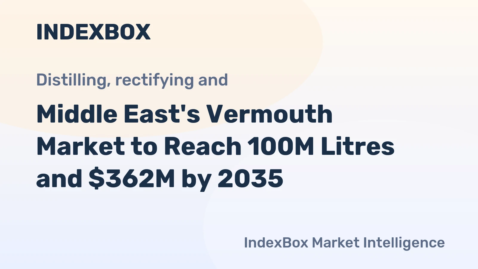 Middle East's Vermouth Market to Reach 100M Litres and $362M by 2035
