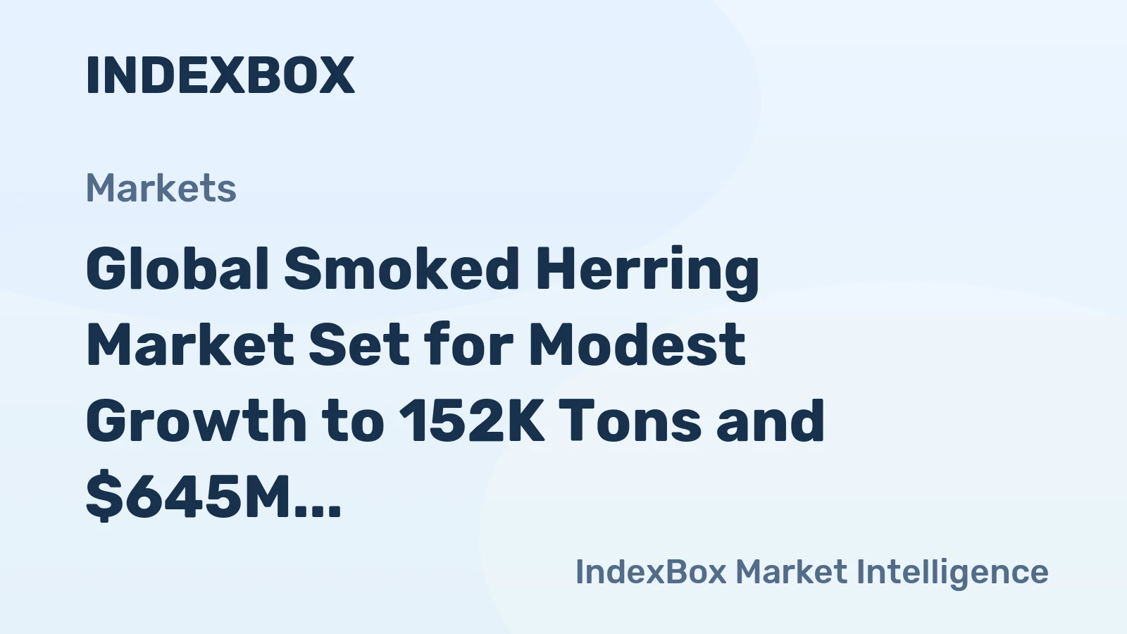 Global Smoked Herring Market Set for Modest Growth to 152K Tons and $645M by 2035