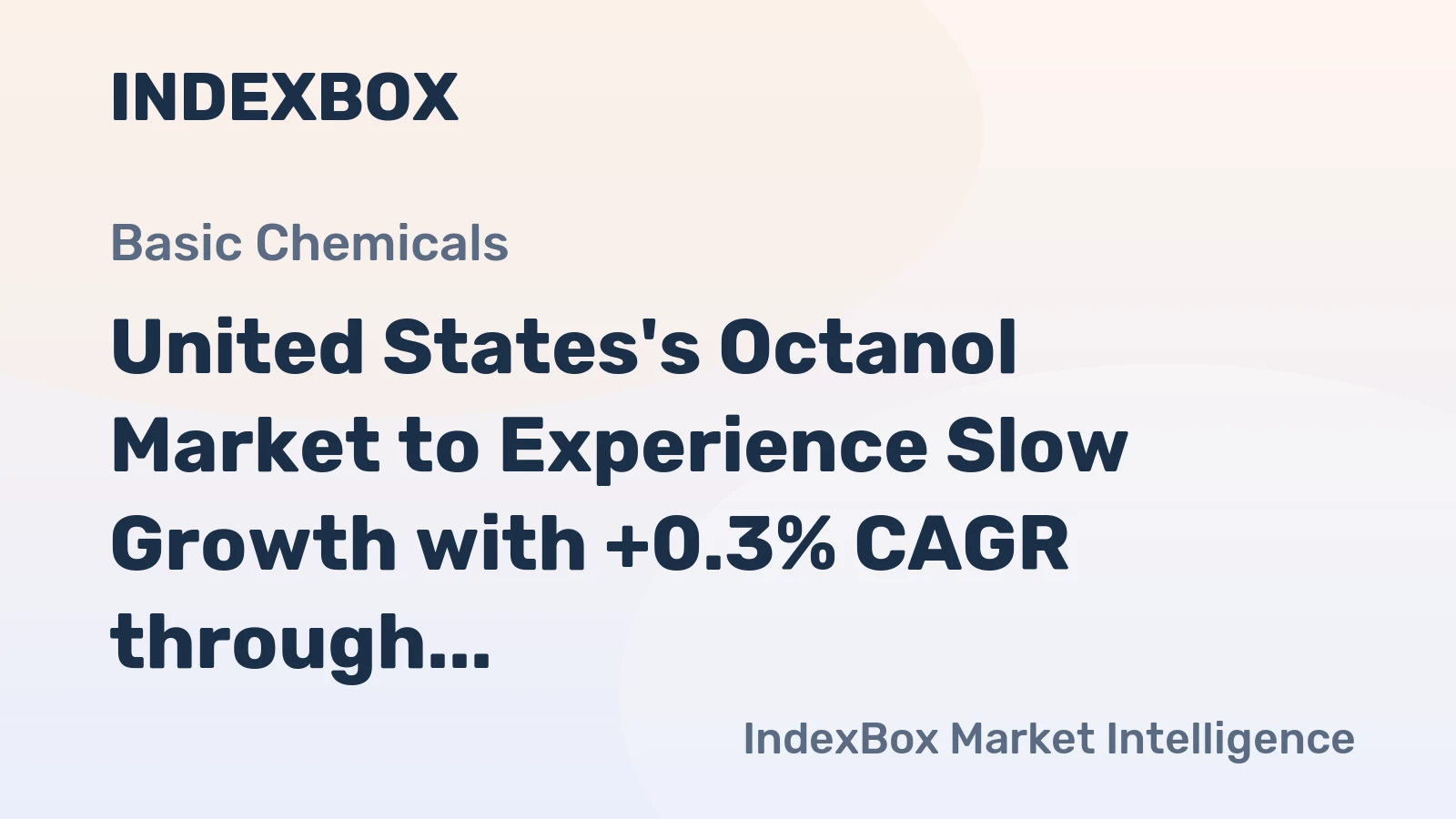 United States's Octanol Market to Experience Slow Growth with +0.3% CAGR through 2035