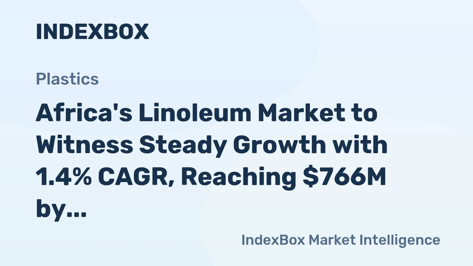 Africa's Linoleum Market to Witness Steady Growth with 1.4% CAGR, Reaching $766M by 2035