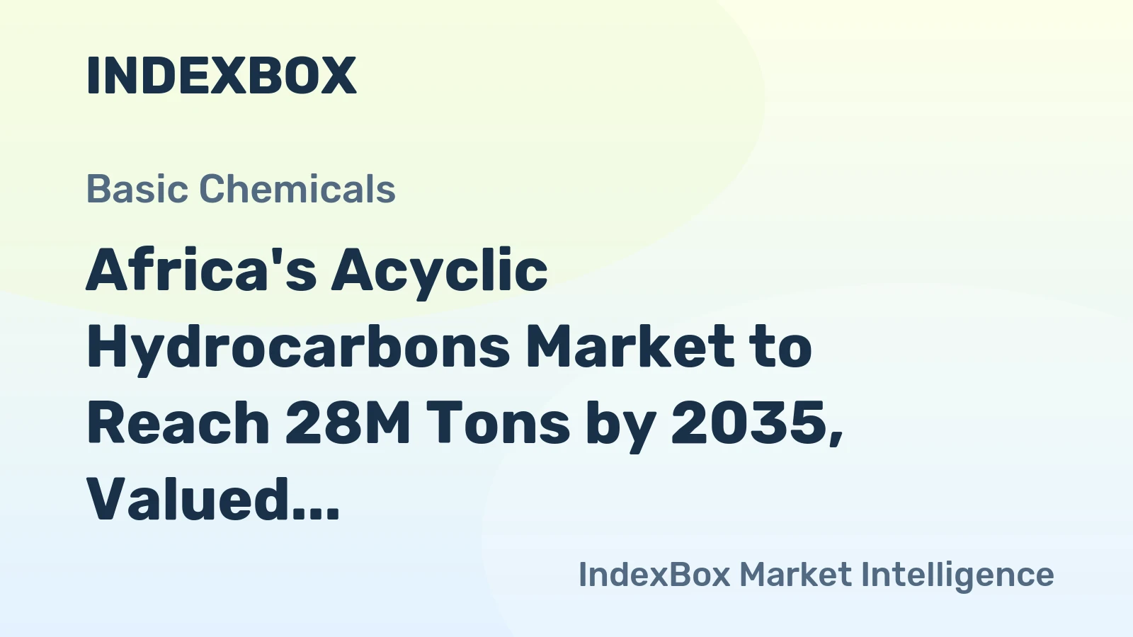 Africa's Acyclic Hydrocarbons Market to Reach 28M Tons by 2035, Valued at $41.6B