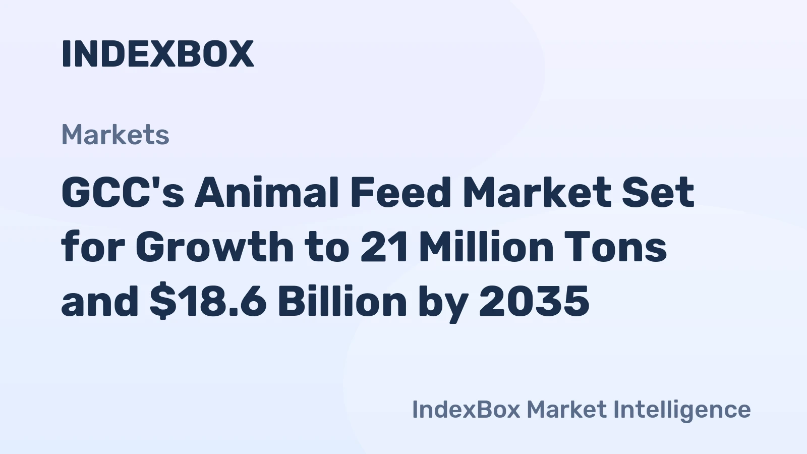 GCC's Animal Feed Market Set for Growth to 21 Million Tons and $18.6 Billion by 2035