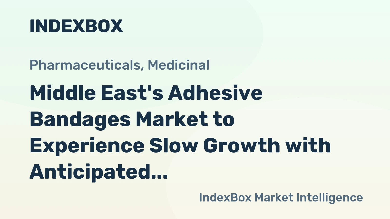 Middle East's Adhesive Bandages Market to Experience Slow Growth with Anticipated CAGR of +0.7% by 2035
