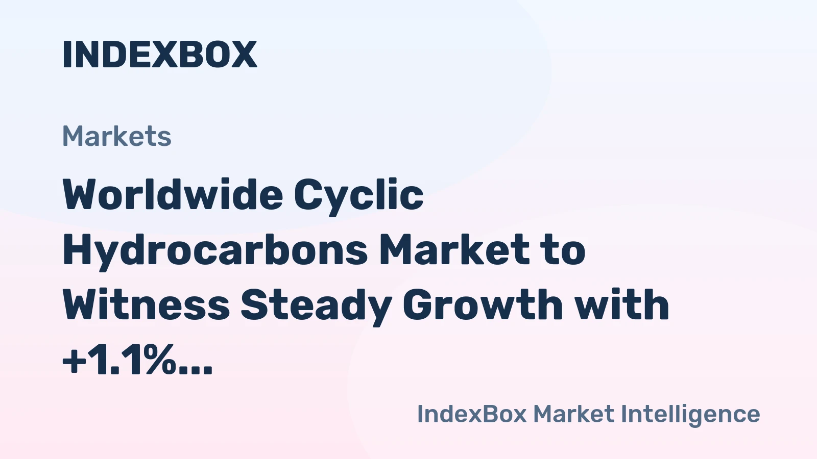 Worldwide Cyclic Hydrocarbons Market to Witness Steady Growth with +1.1% CAGR, Reaching 128M Tons by 2035