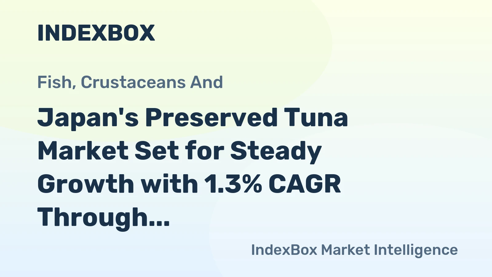 Japan's Preserved Tuna Market Set for Steady Growth with 1.3% CAGR Through 2035