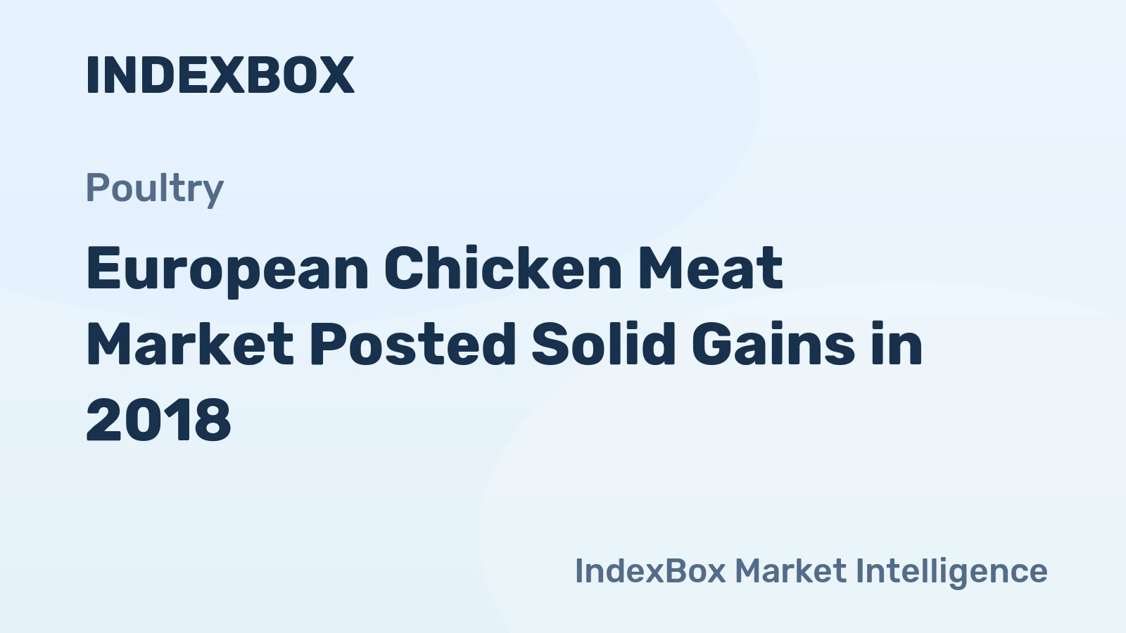 European Chicken Meat Market Posted Solid Gains in 2018