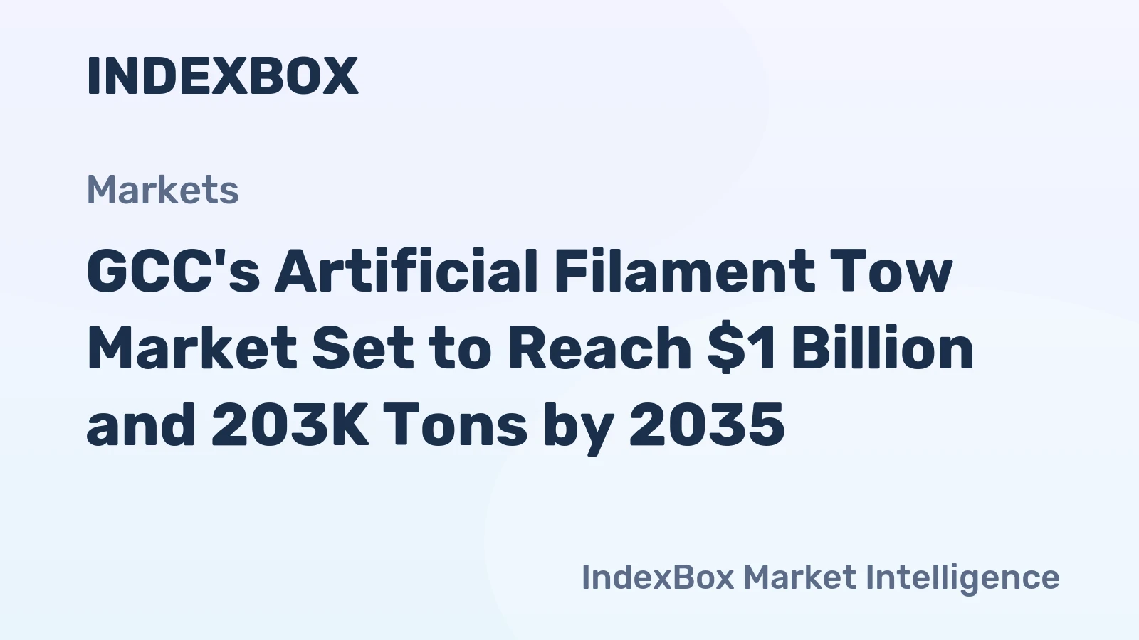 GCC's Artificial Filament Tow Market Set to Reach $1 Billion and 203K Tons by 2035