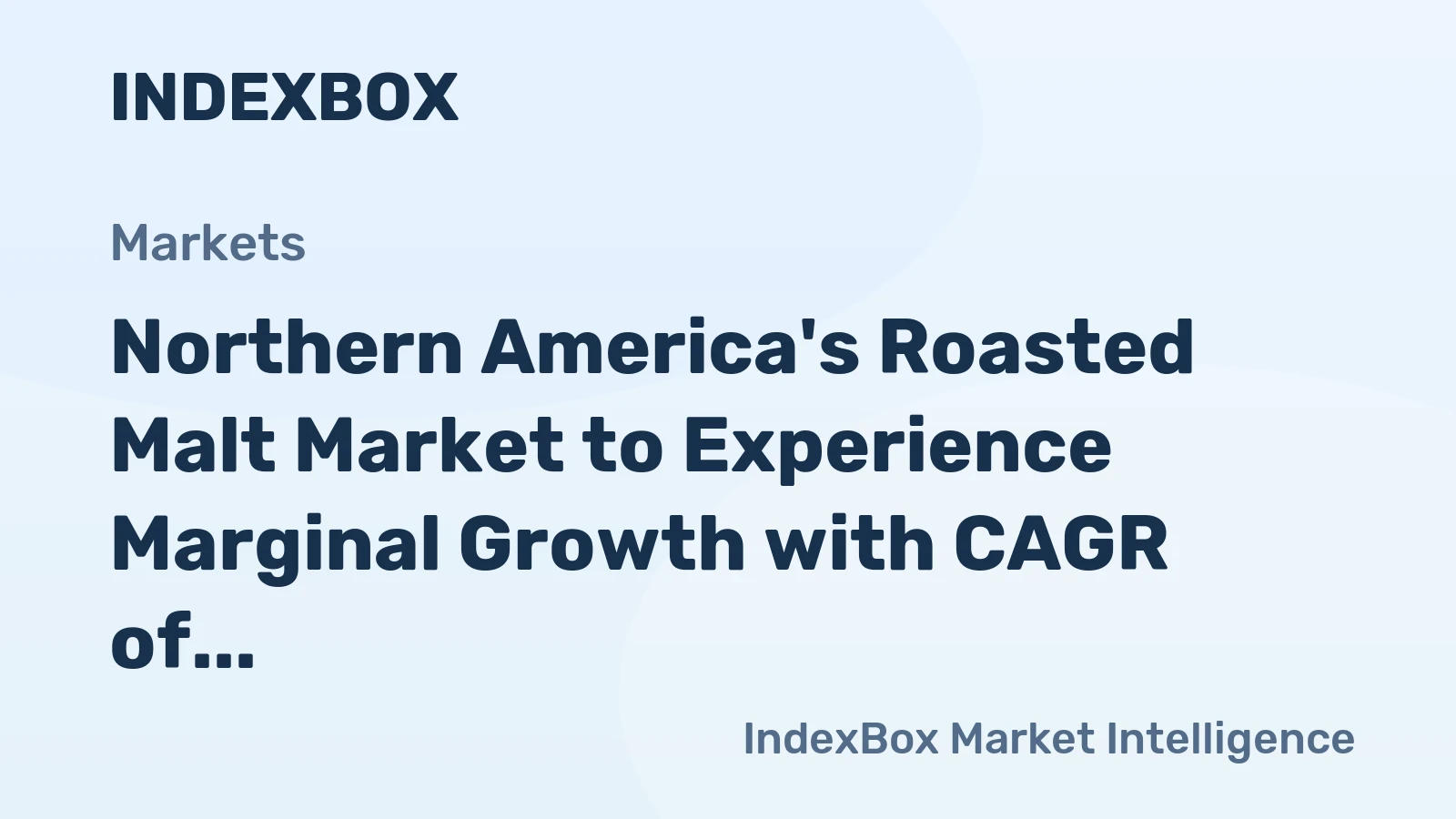 Northern America's Roasted Malt Market to Experience Marginal Growth with CAGR of +0.4% from 2024 to 2035