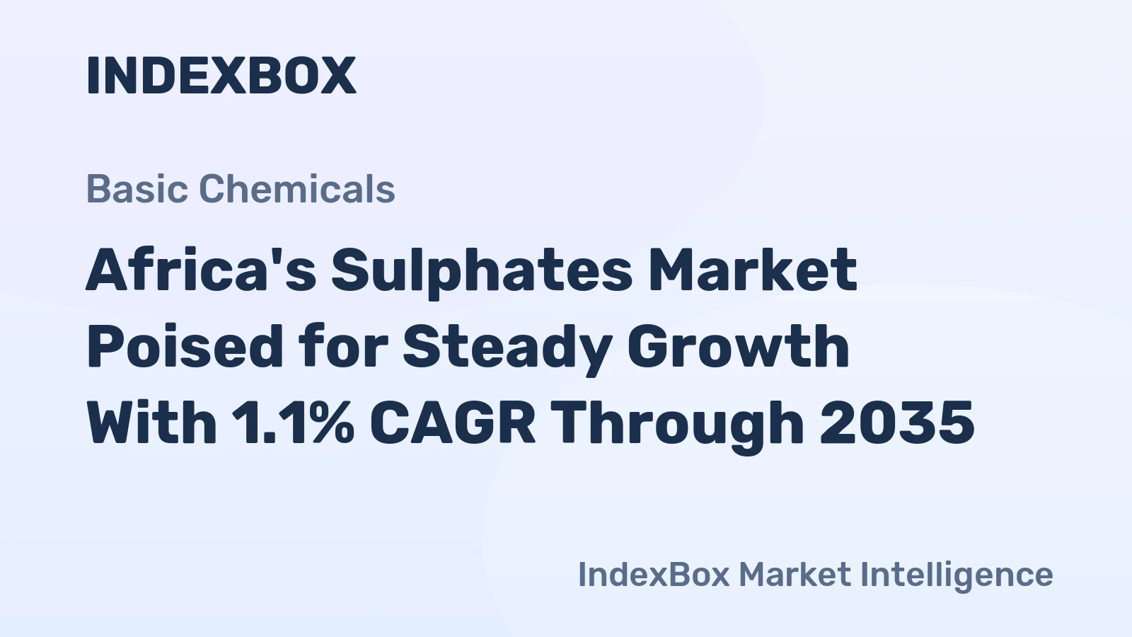 Africa's Sulphates Market Poised for Steady Growth With 1.1% CAGR Through 2035