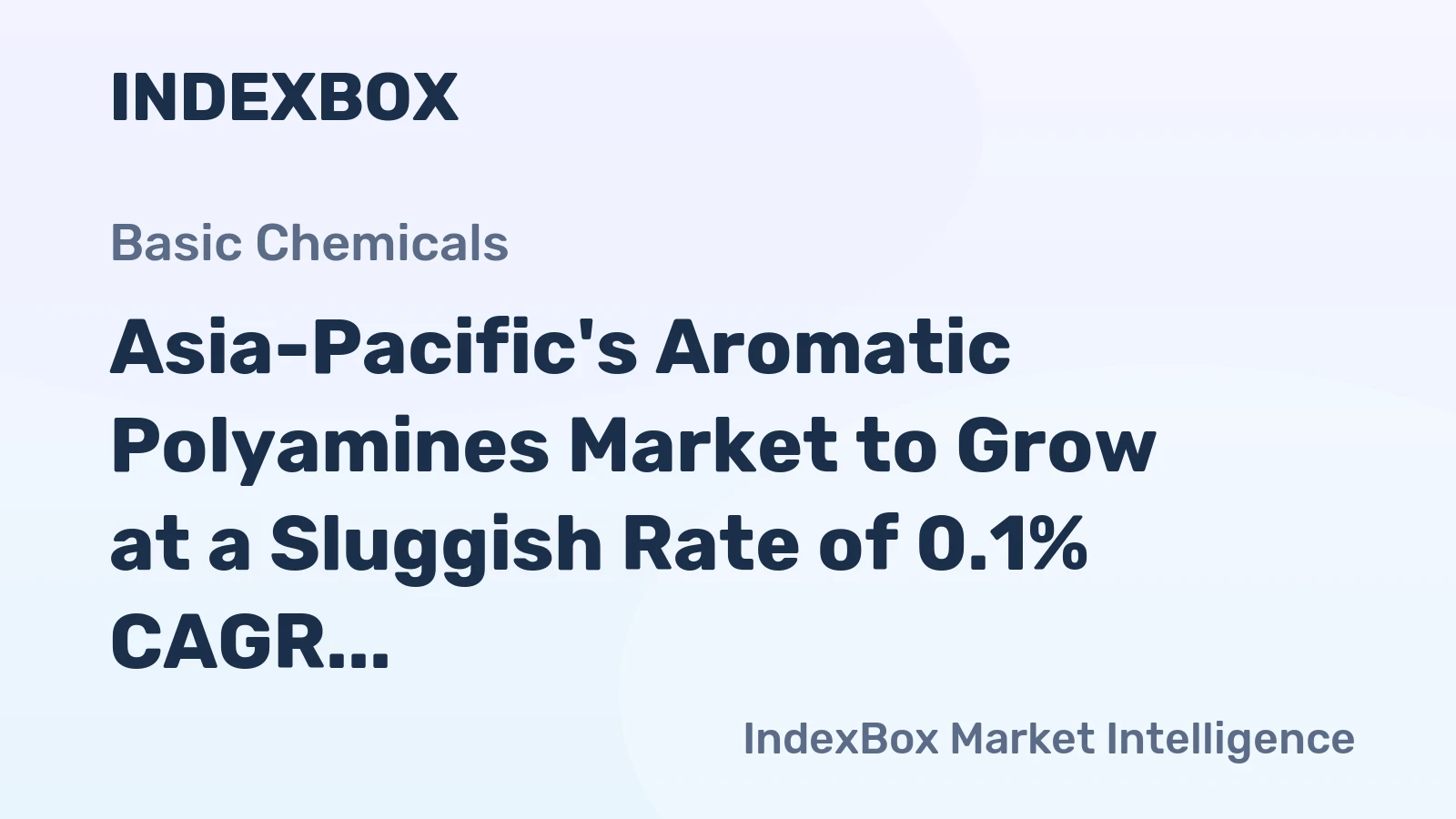 Asia-Pacific's Aromatic Polyamines Market to Grow at a Sluggish Rate of 0.1% CAGR Till 2035