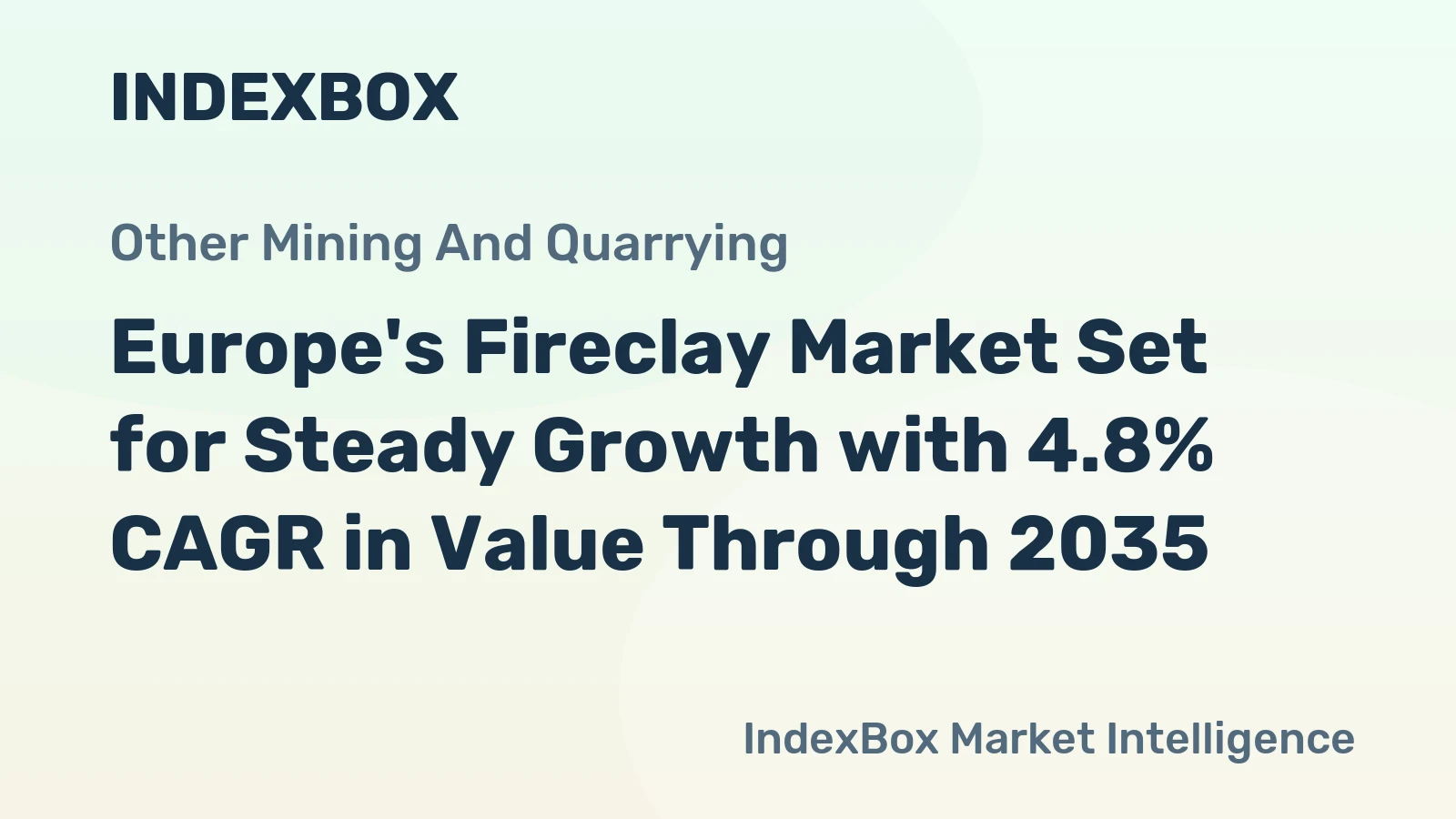 Europe's Fireclay Market Set for Steady Growth with 4.8% CAGR in Value Through 2035