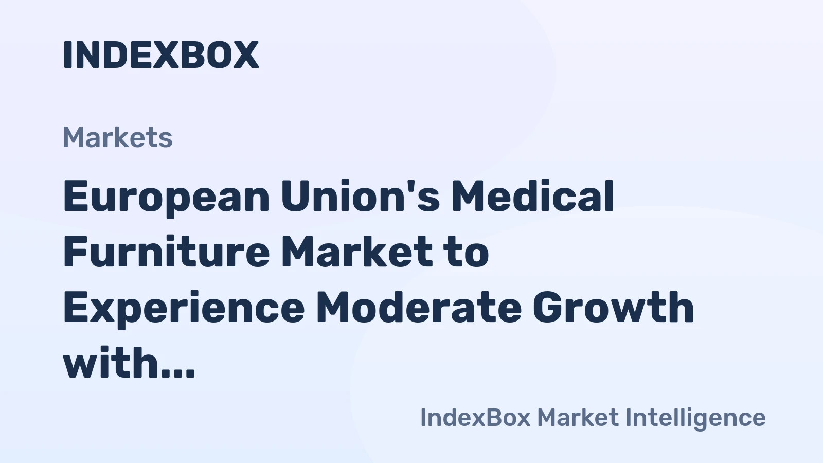 European Union's Medical Furniture Market to Experience Moderate Growth with a CAGR of 0.3% from 2024 to 2035