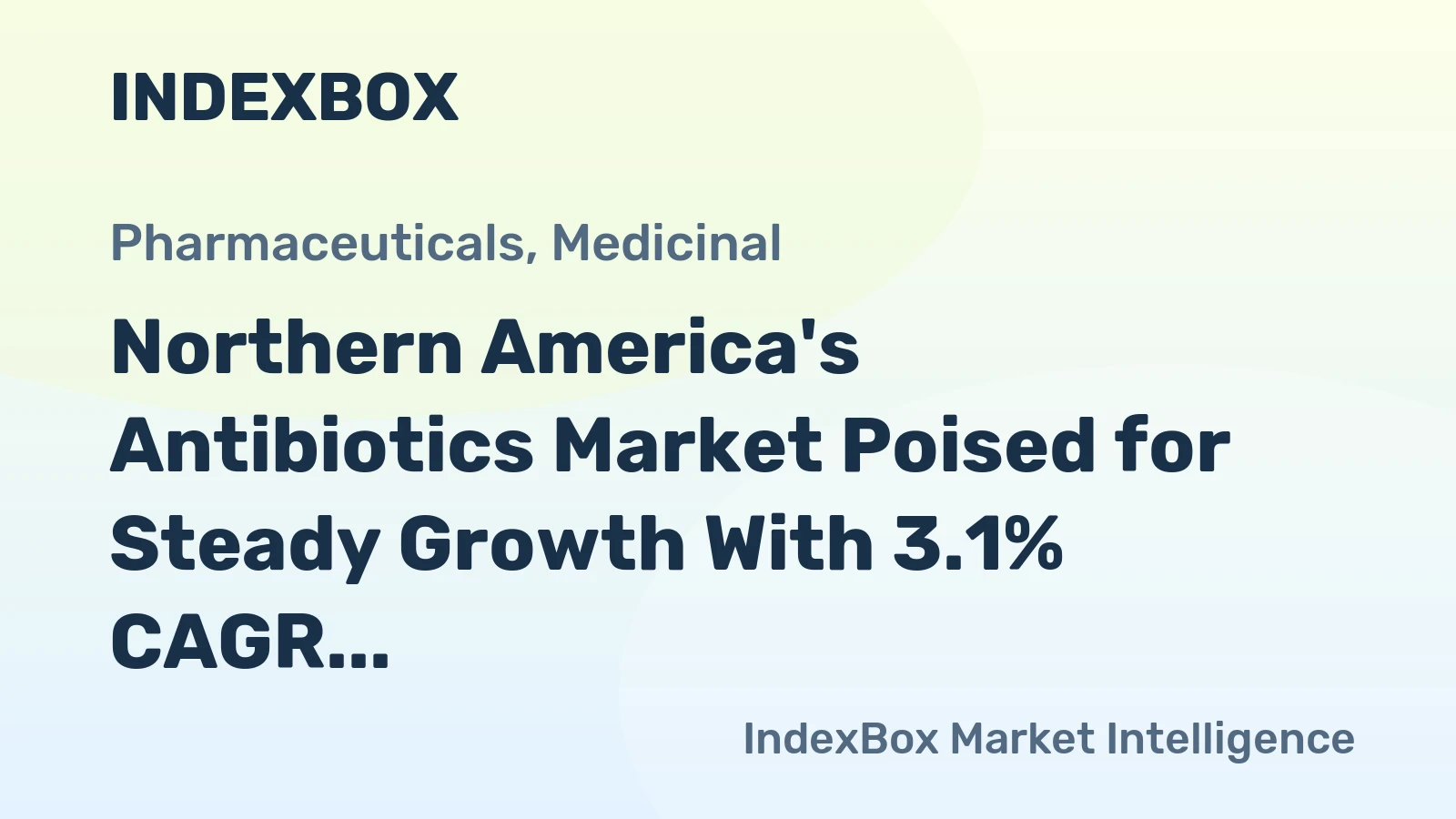 Northern America's Antibiotics Market Poised for Steady Growth With 3.1% CAGR Through 2035