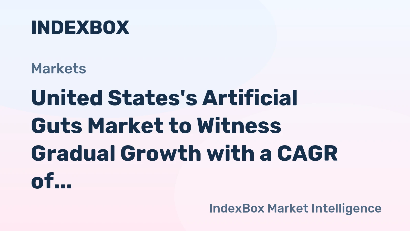United States's Artificial Guts Market to Witness Gradual Growth with a CAGR of +0.9% from 2024 to 2035
