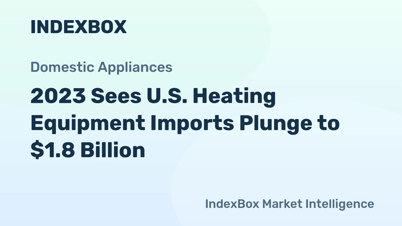 2023 Sees U.S. Heating Equipment Imports Plunge to $1.8 Billion