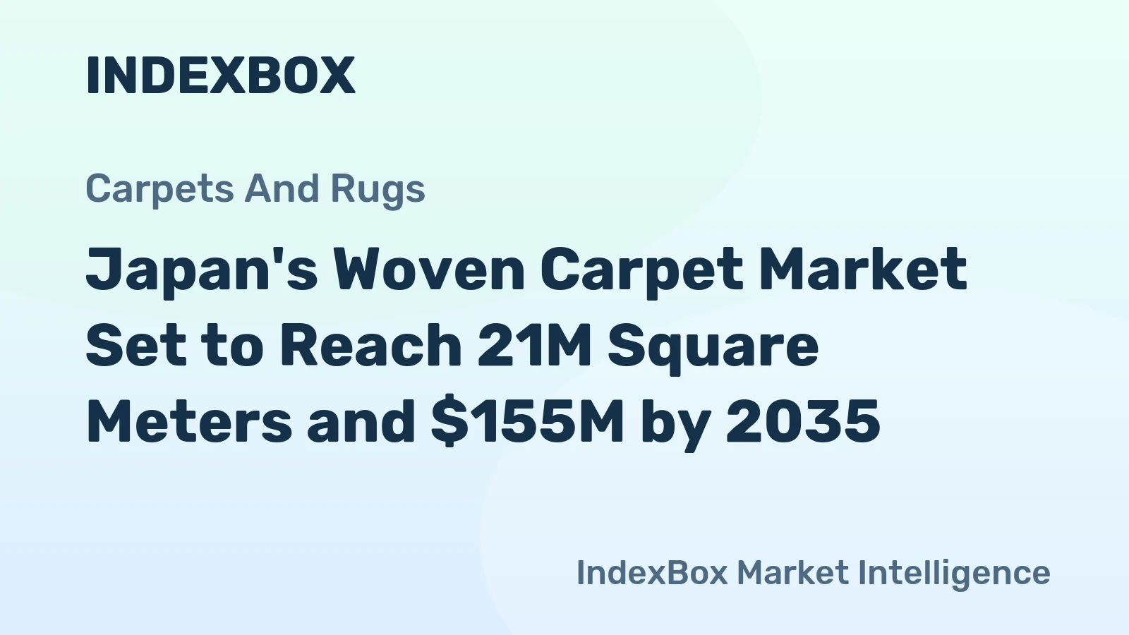 Japan's Woven Carpet Market Set to Reach 21M Square Meters and $155M by 2035