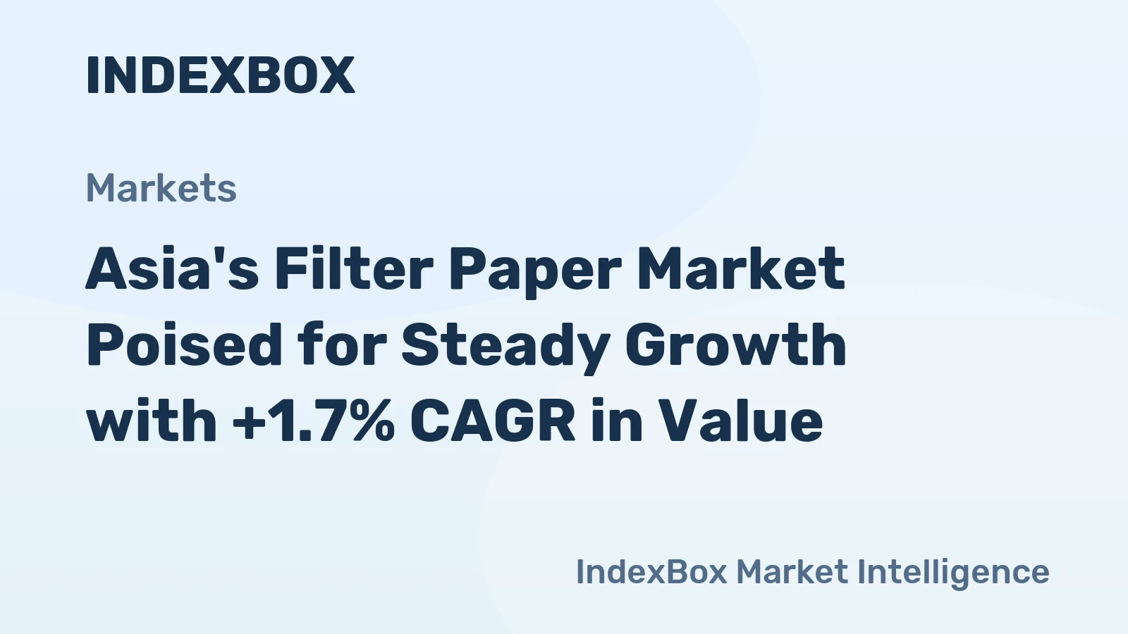 Asia's Filter Paper Market Poised for Steady Growth with +1.7% CAGR in Value