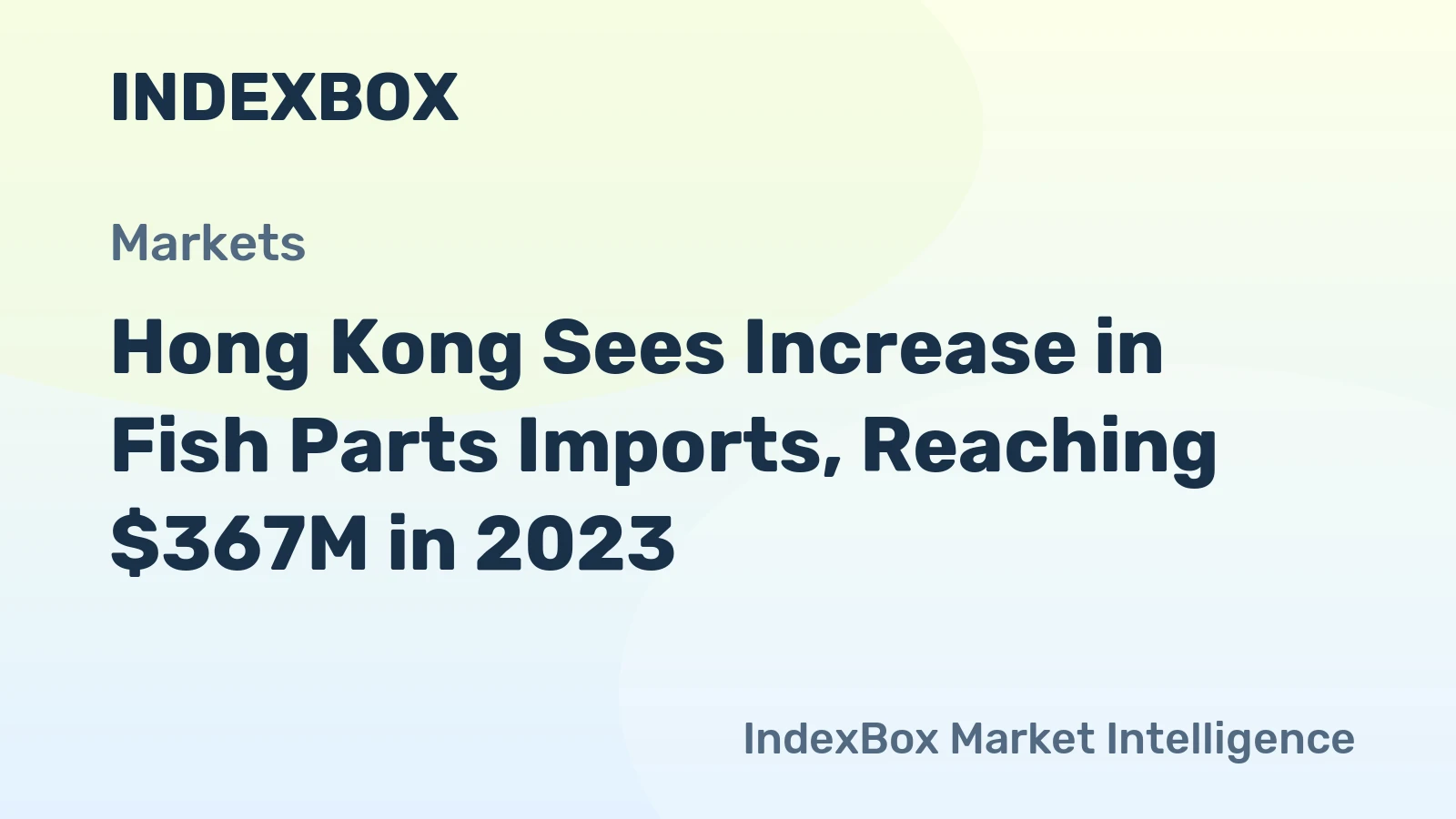Hong Kong Sees Increase in Fish Parts Imports, Reaching $367M in 2023