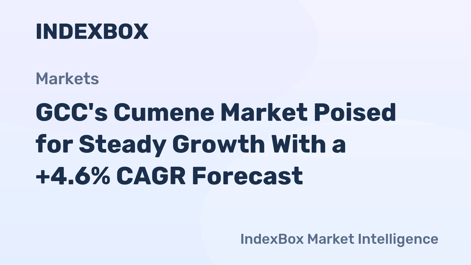 GCC's Cumene Market Poised for Steady Growth With a +4.6% CAGR Forecast