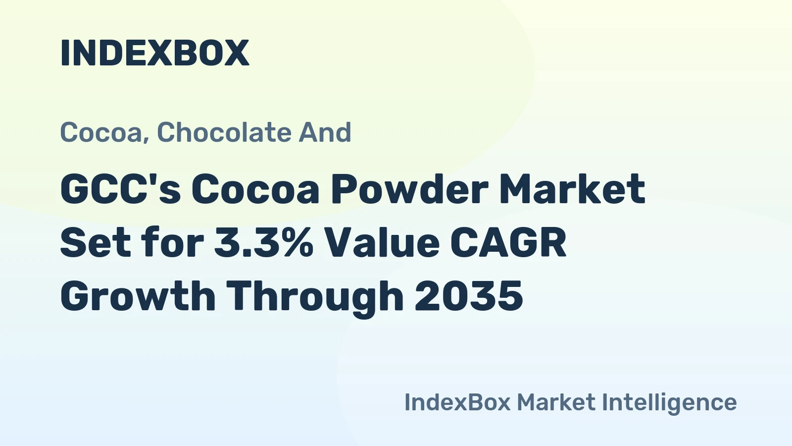GCC's Cocoa Powder Market Set for 3.3% Value CAGR Growth Through 2035