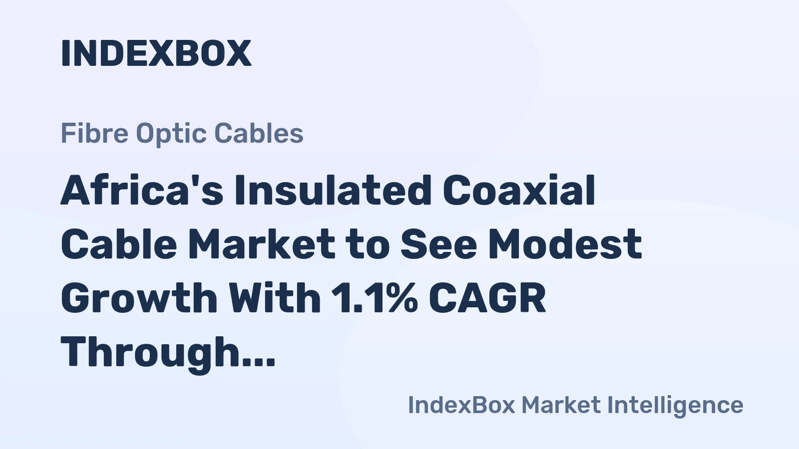 Africa's Insulated Coaxial Cable Market to See Modest Growth With 1.1% CAGR Through 2035