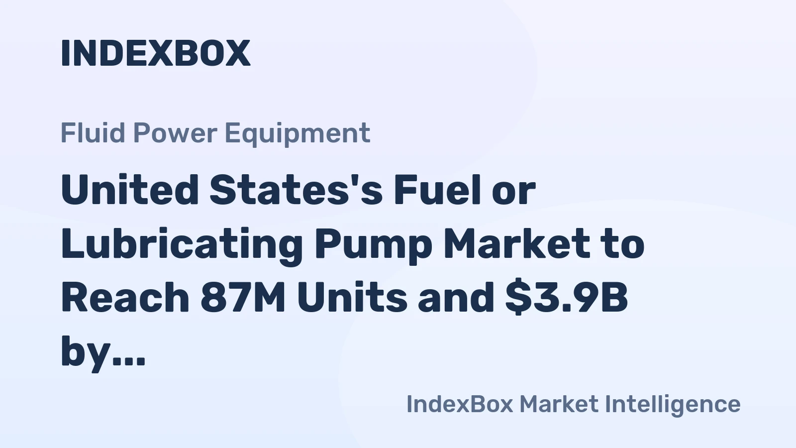 United States's Fuel or Lubricating Pump Market to Reach 87M Units and $3.9B by 2035, Driven by Rising Demand