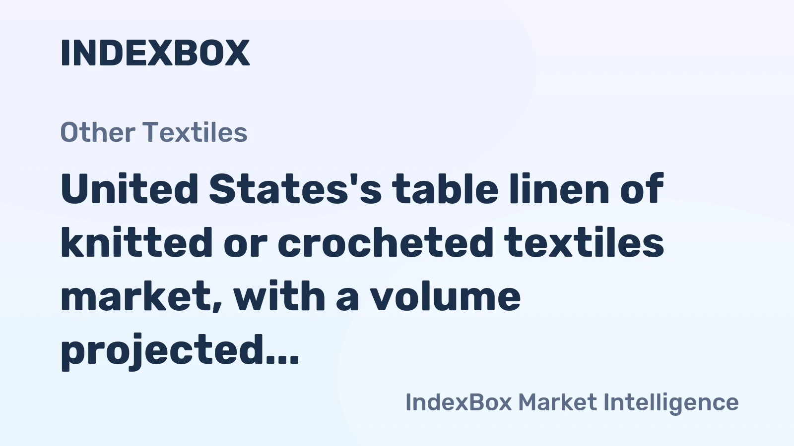 United States's table linen of knitted or crocheted textiles market, with a volume projected to reach 6.2K tons and a value to hit $43M by 2035, is forecast for steady growth.