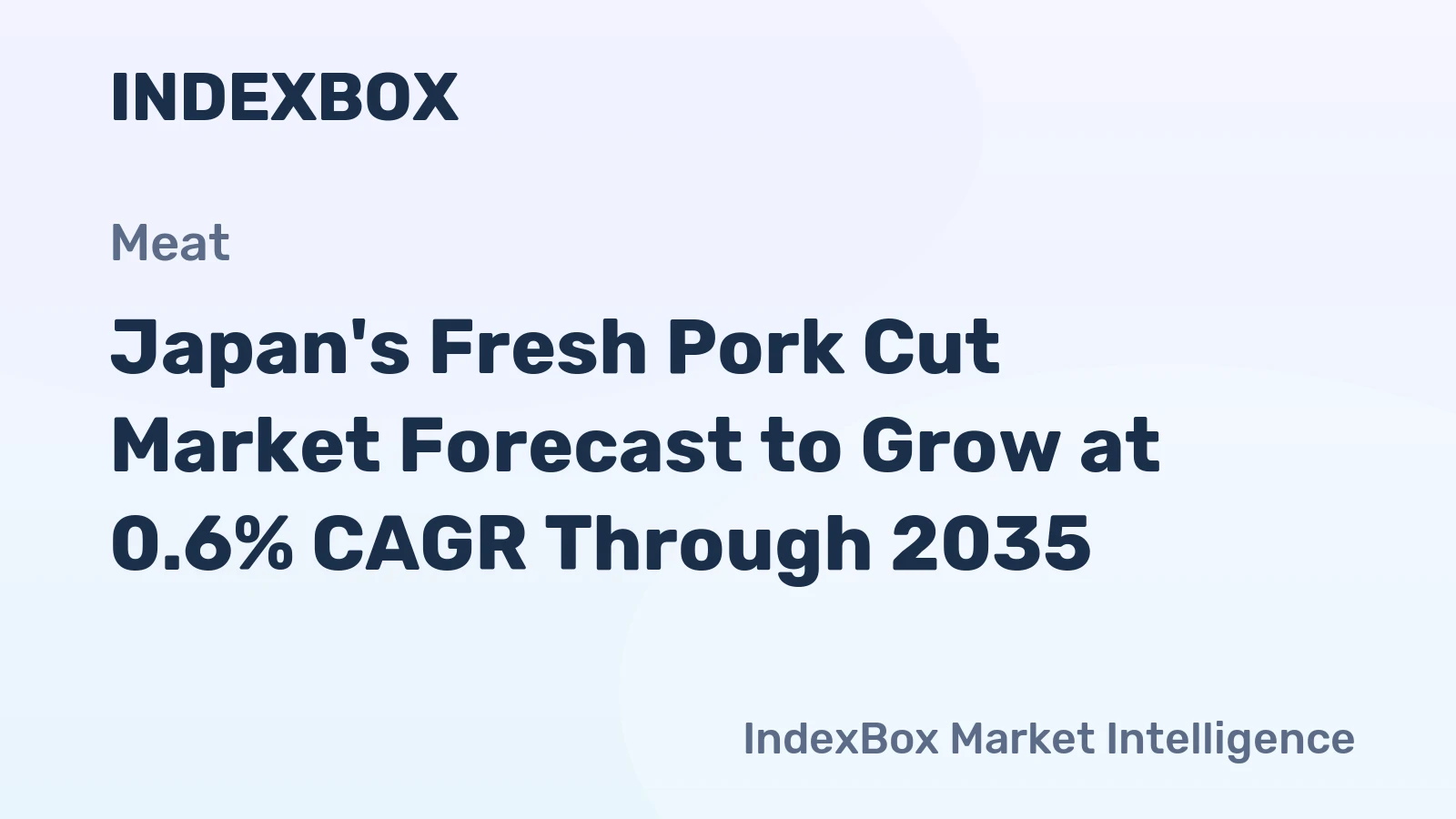 Japan's Fresh Pork Cut Market Forecast to Grow at 0.6% CAGR Through 2035
