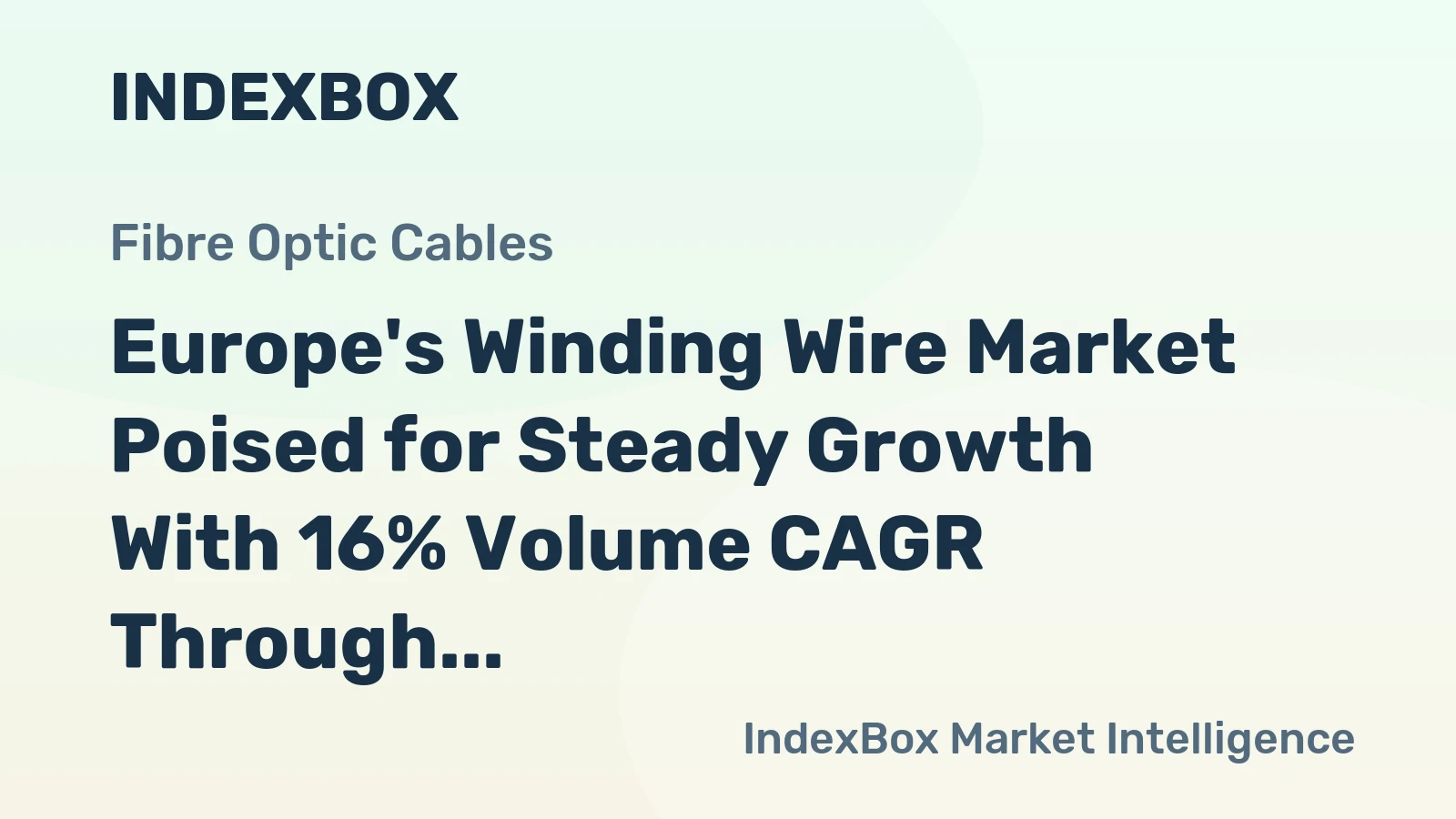 Europe's Winding Wire Market Poised for Steady Growth With 16% Volume CAGR Through 2035