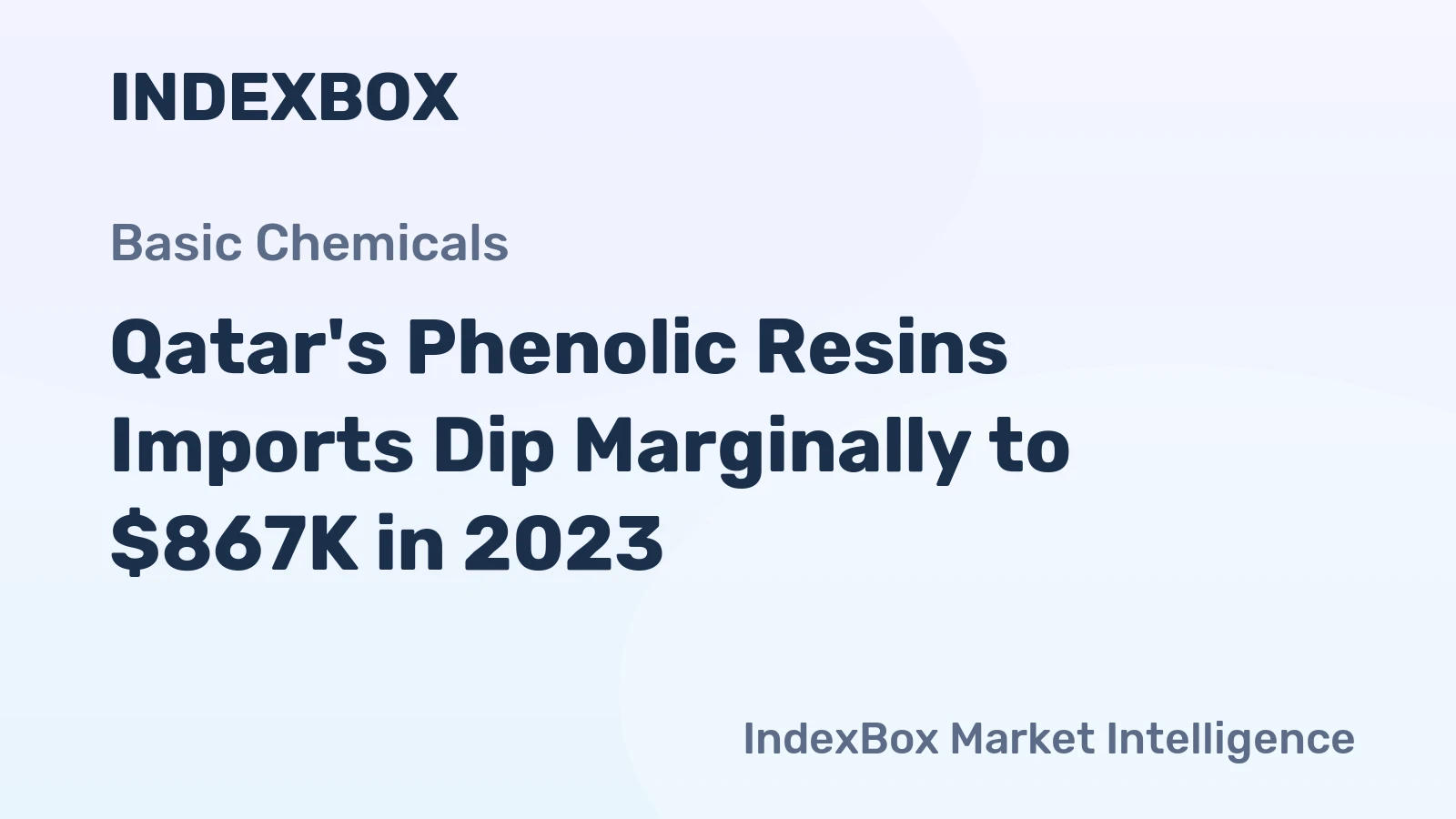 Qatar's Phenolic Resins Imports Dip Marginally to $867K in 2023