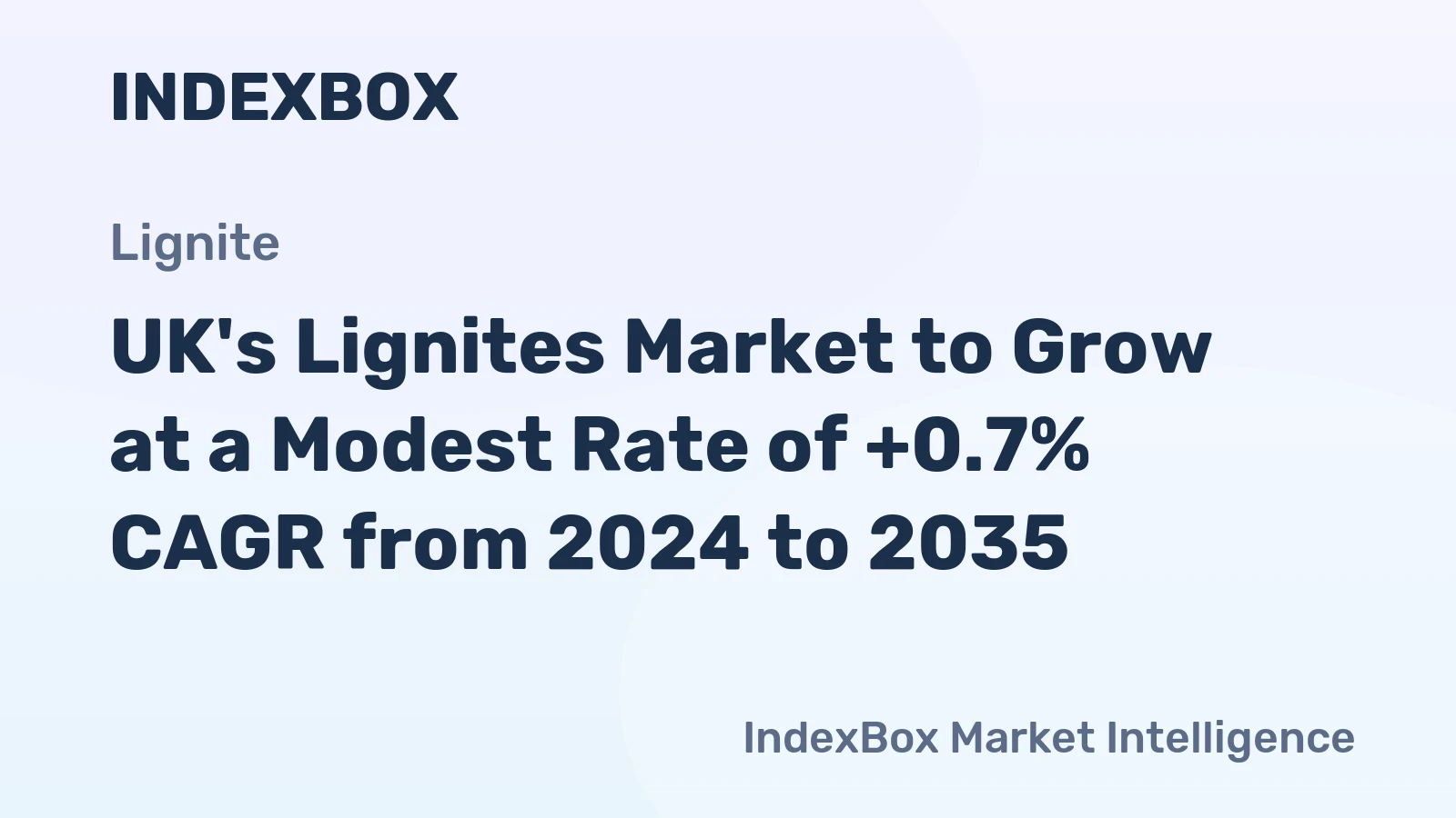 UK's Lignites Market to Grow at a Modest Rate of +0.7% CAGR from 2024 to 2035