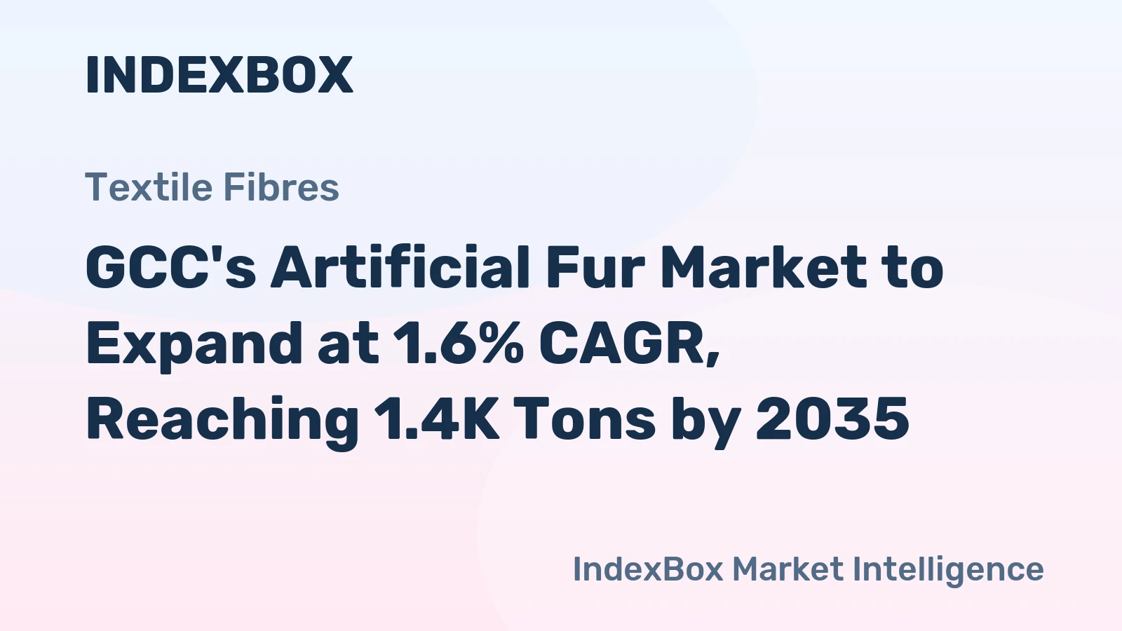 GCC's Artificial Fur Market to Expand at 1.6% CAGR, Reaching 1.4K Tons by 2035