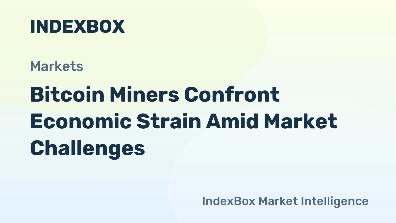Bitcoin Miners Confront Economic Strain Amid Market Challenges