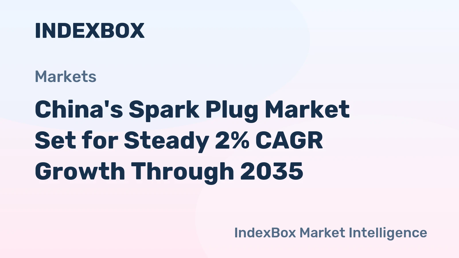 China's Spark Plug Market Set for Steady 2% CAGR Growth Through 2035