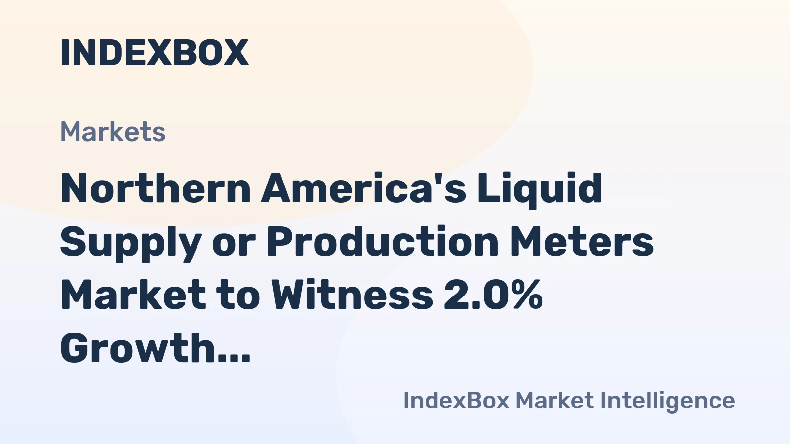 Northern America's Liquid Supply or Production Meters Market to Witness 2.0% Growth Rate from 2024 to 2035