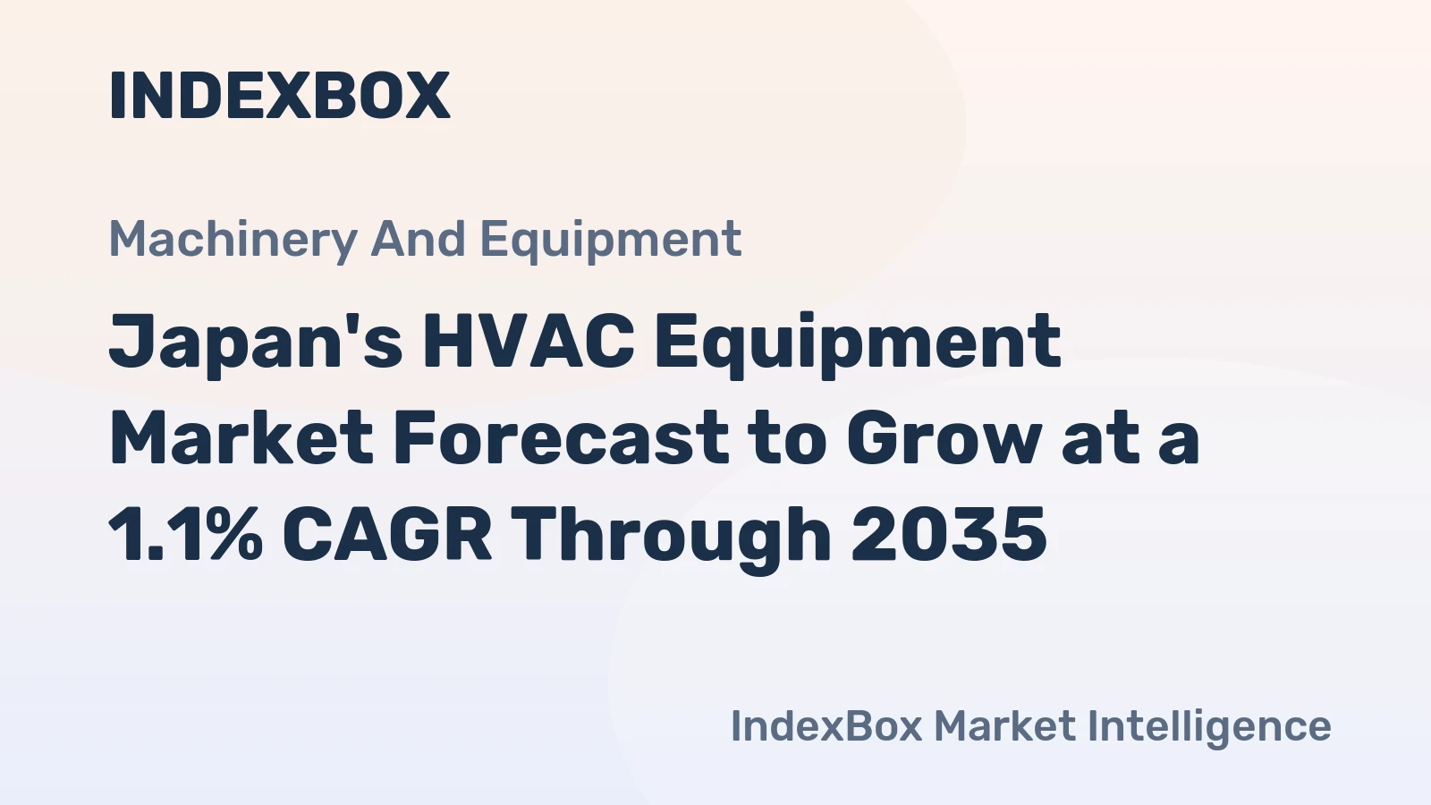 Japan's HVAC Equipment Market Forecast to Grow at a 1.1% CAGR Through 2035