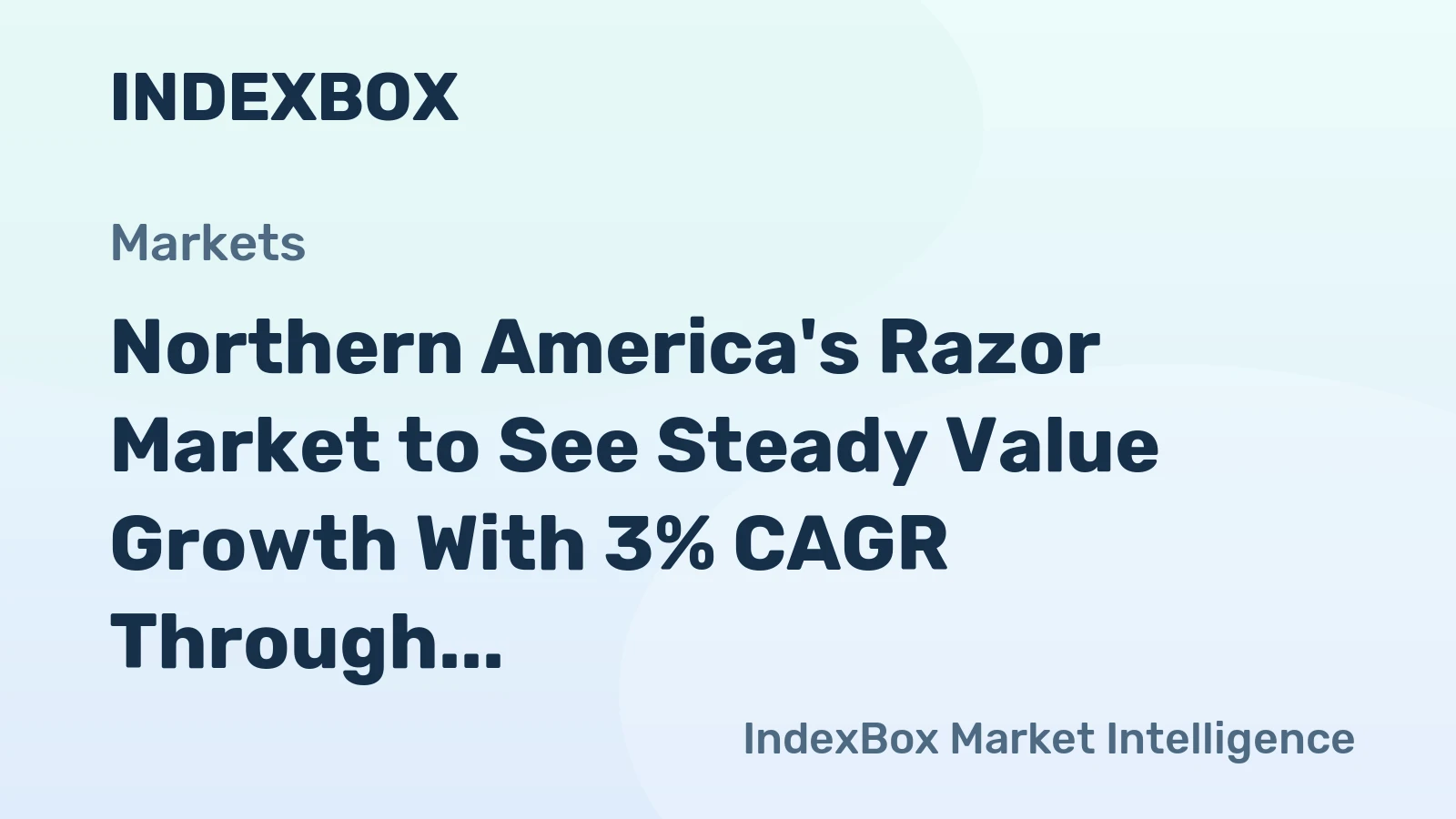 Northern America's Razor Market to See Steady Value Growth With 3% CAGR Through 2035
