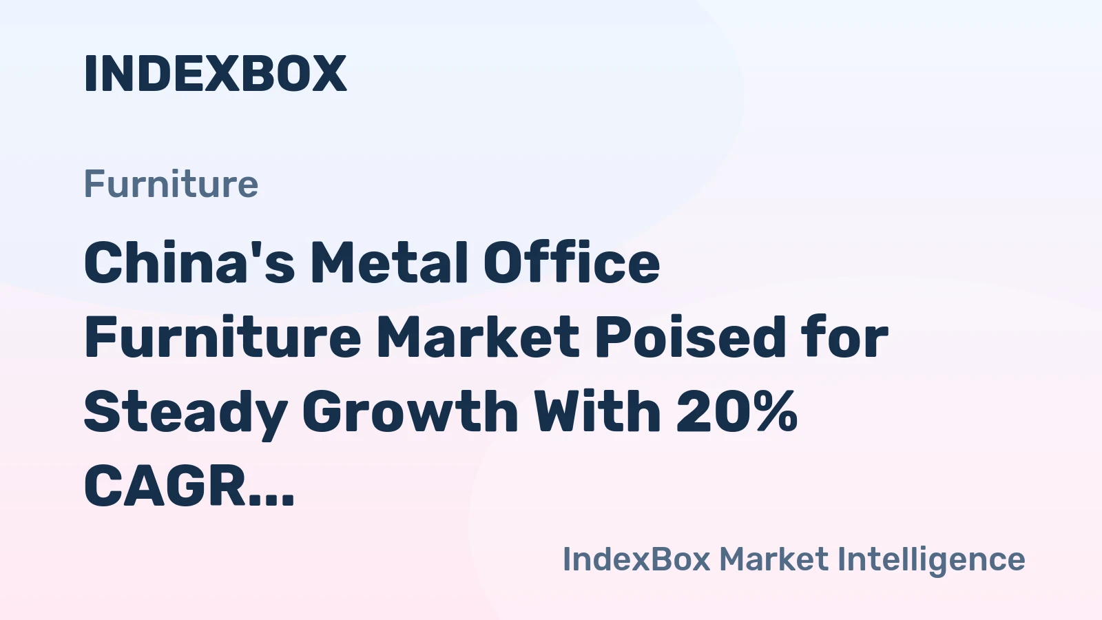 China's Metal Office Furniture Market Poised for Steady Growth With 20% CAGR Through 2035