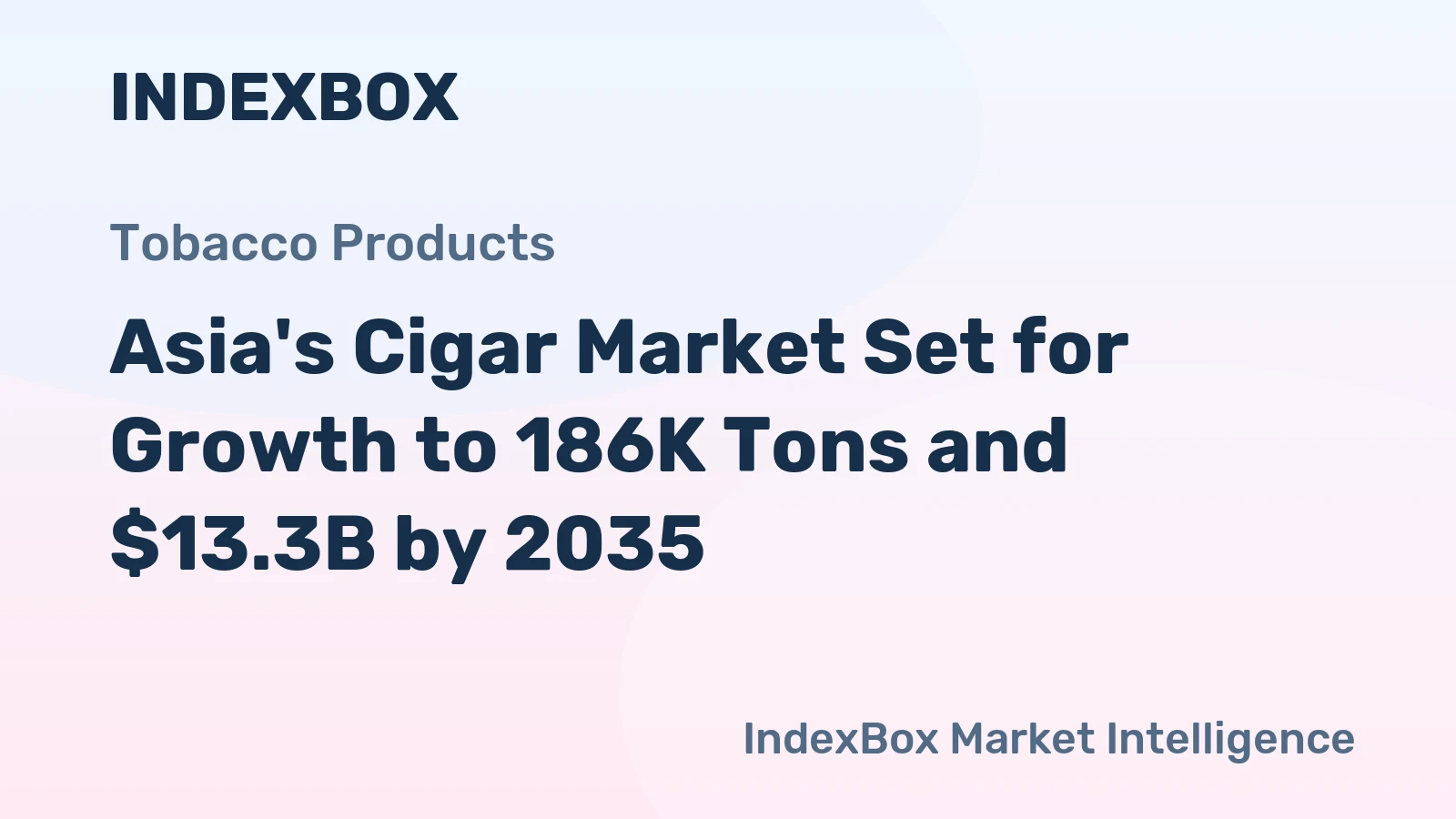 Asia's Cigar Market Set for Growth to 186K Tons and $13.3B by 2035
