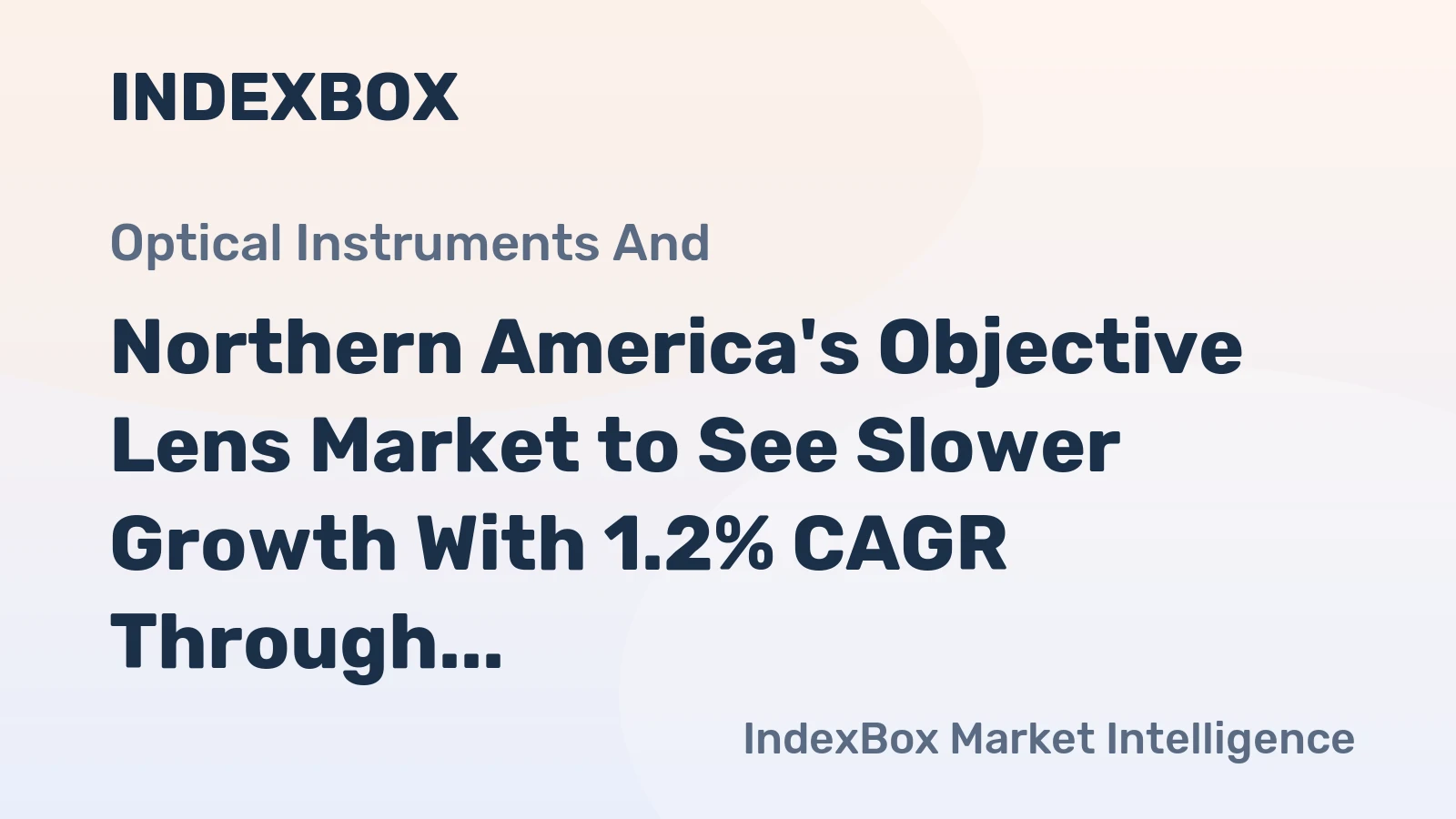 Northern America's Objective Lens Market to See Slower Growth With 1.2% CAGR Through 2035