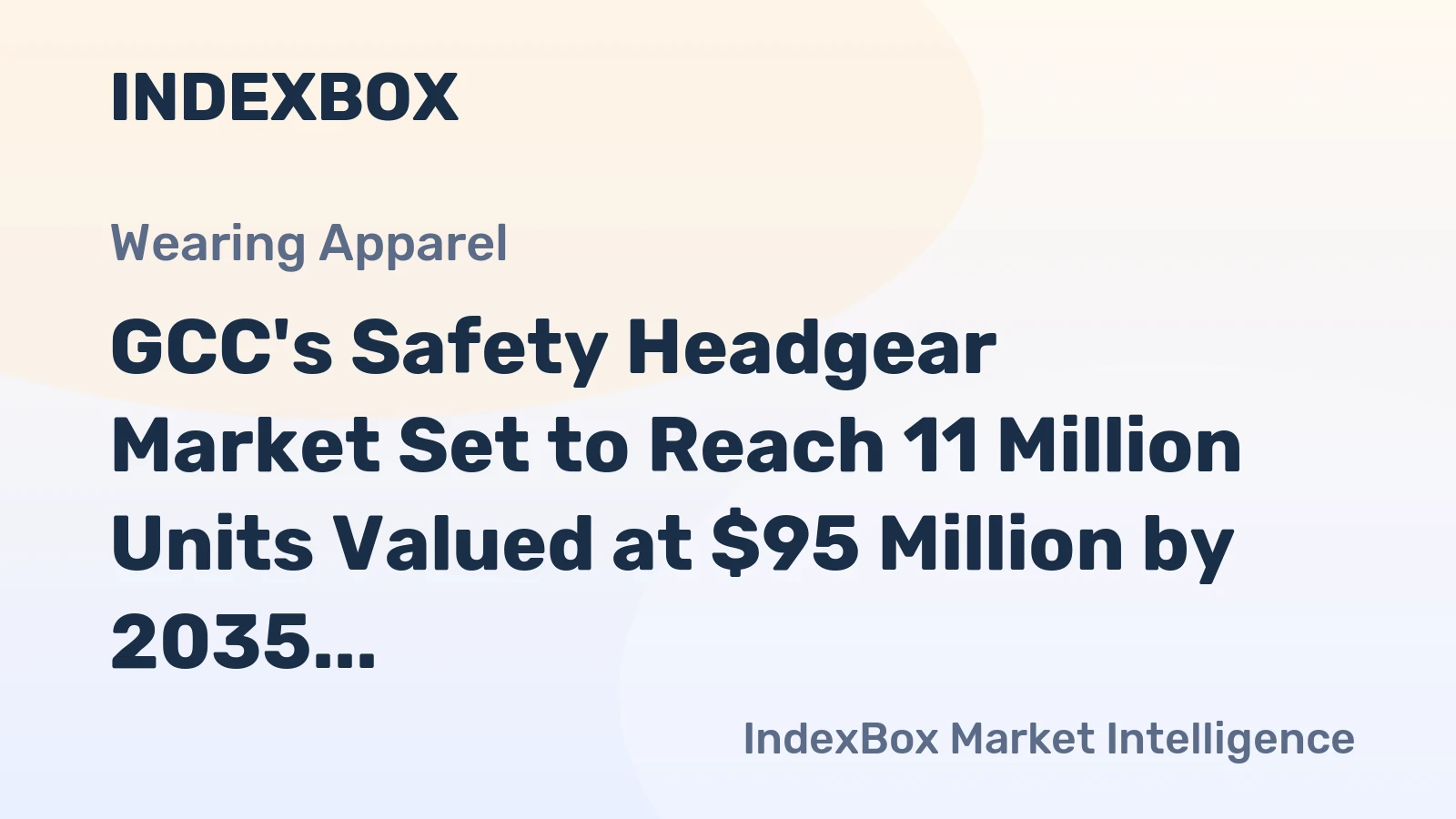 GCC's Safety Headgear Market Set to Reach 11 Million Units Valued at $95 Million by 2035