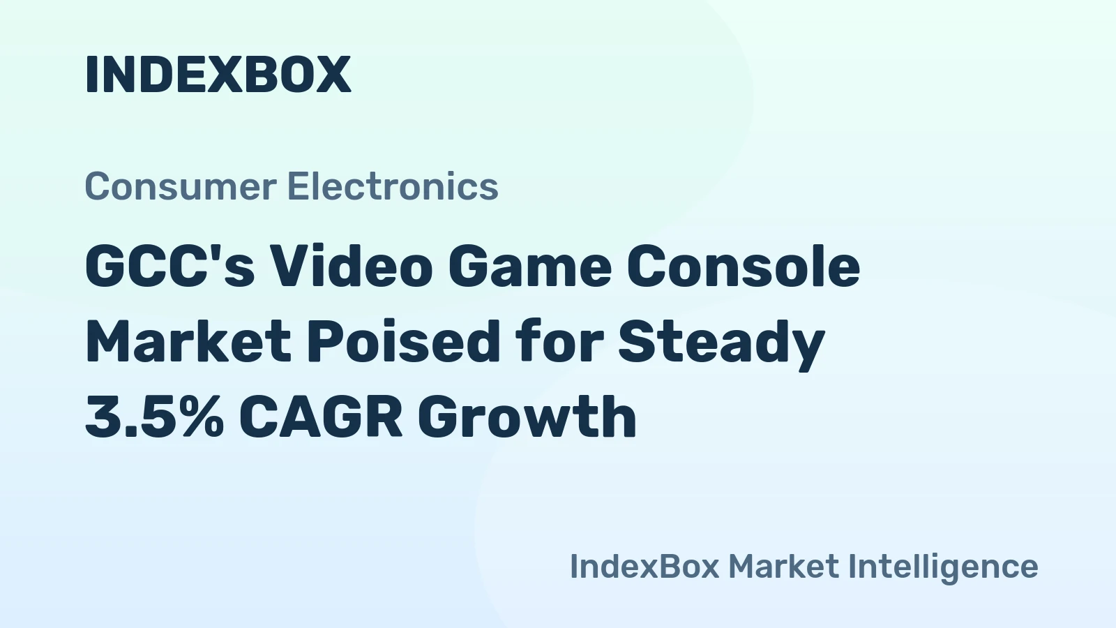 GCC's Video Game Console Market Poised for Steady 3.5% CAGR Growth