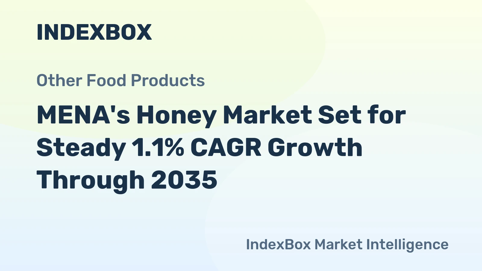 MENA's Honey Market Set for Steady 1.1% CAGR Growth Through 2035