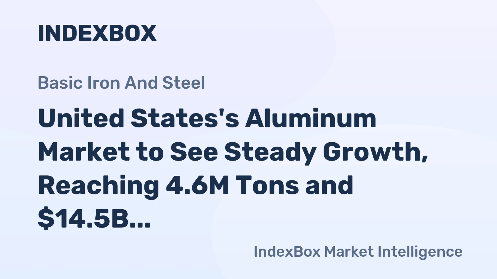 United States's Aluminum Market to See Steady Growth, Reaching 4.6M Tons and $14.5B by 2035