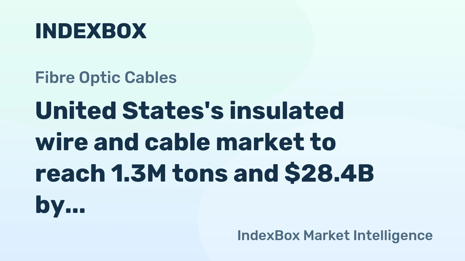 United States's insulated wire and cable market to reach 1.3M tons and $28.4B by 2035, driven by increasing demand